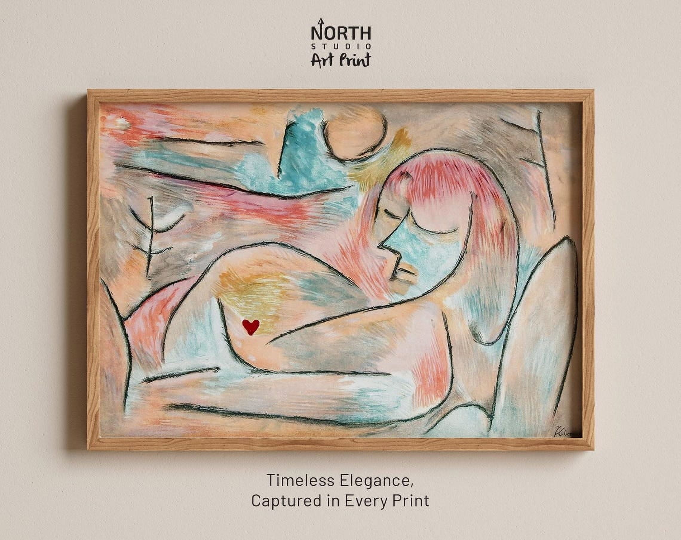 Abstract Dreamy Portrait Modern Surrealist Minimal Pastel Color Art ...