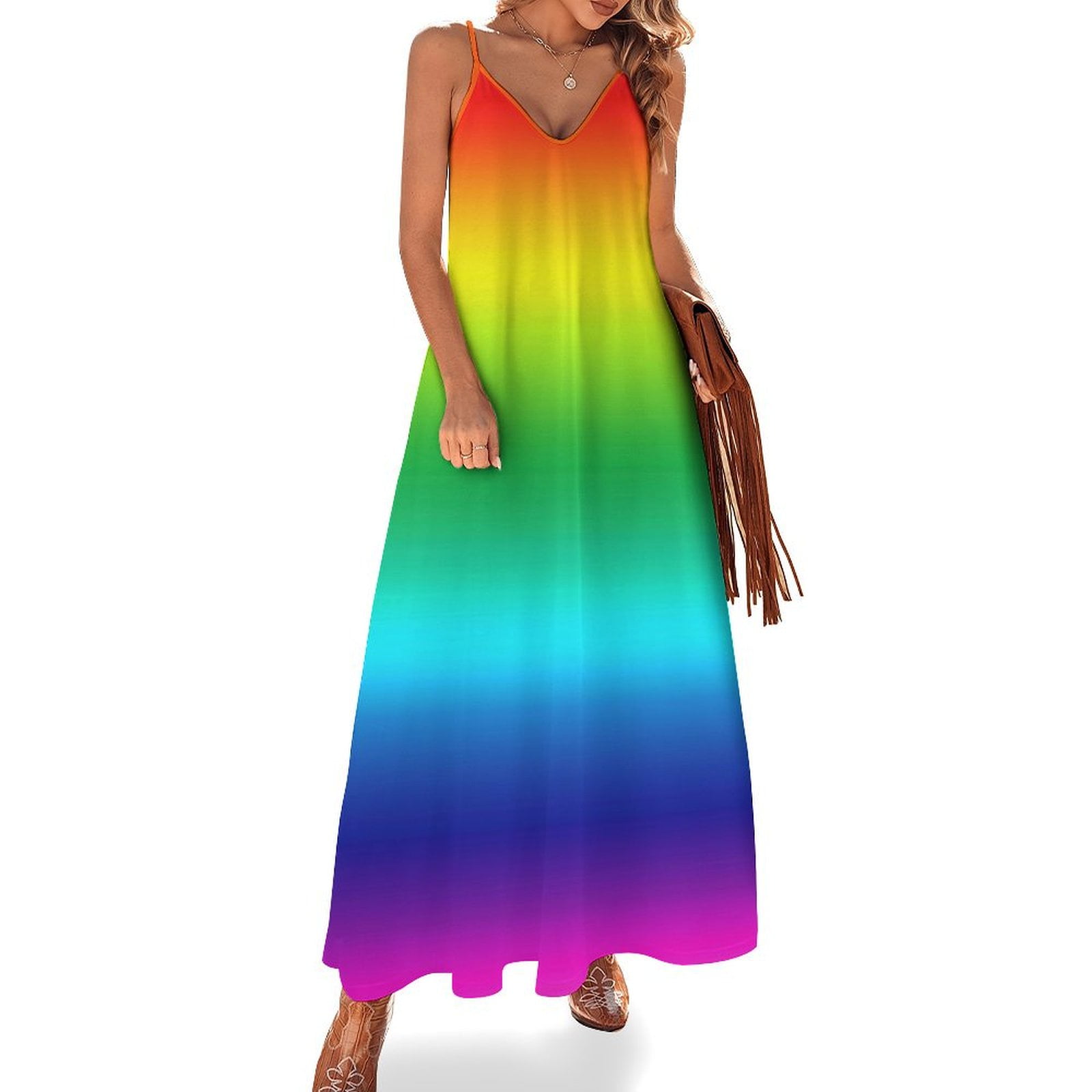 Abstract Dress Wave Liquid Shape Party Maxi Dress Streetwear Boho Beach ...