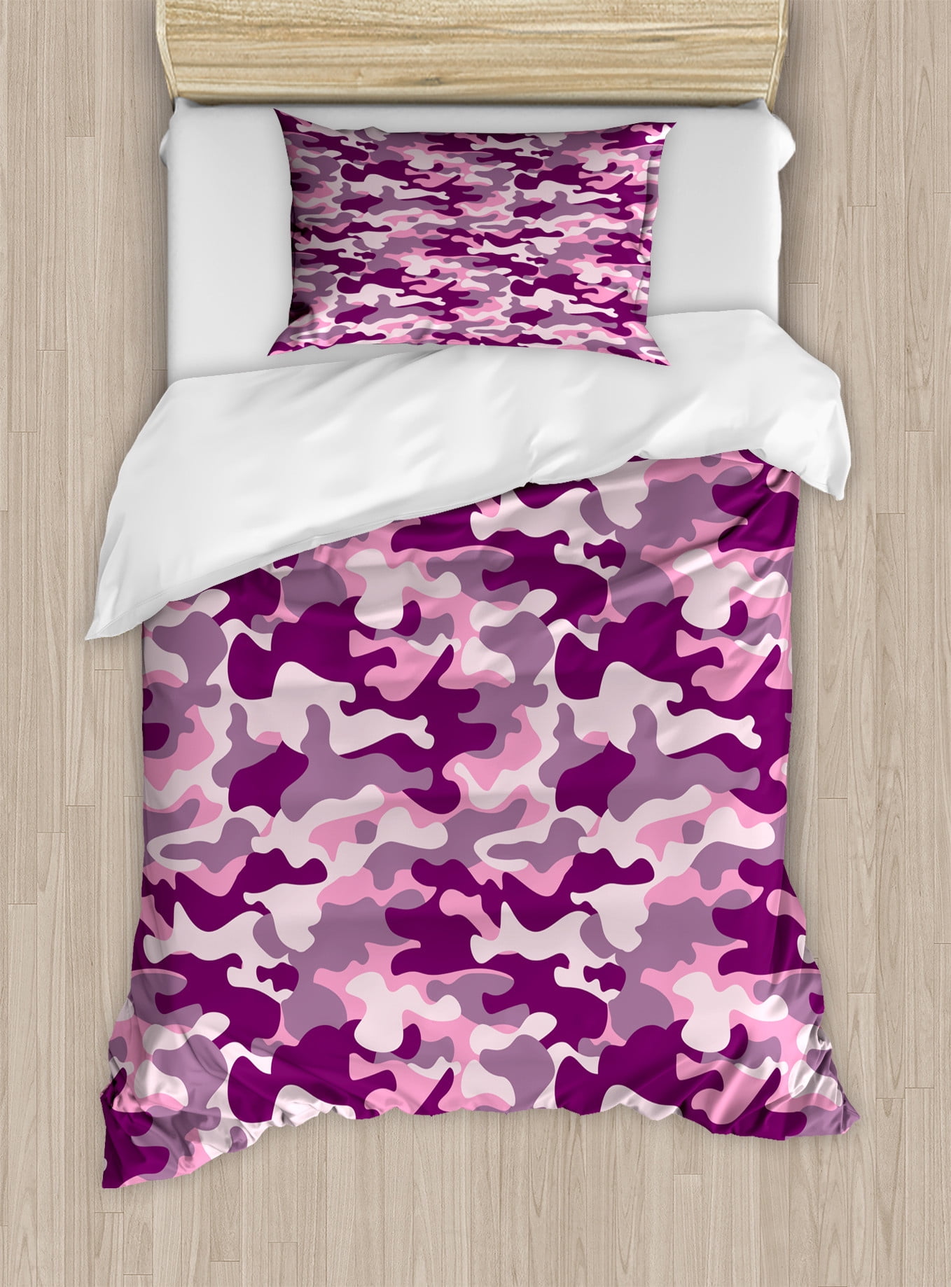 Abstract Duvet Cover Set, Army Camouflage Patterns Commando Uniforms ...