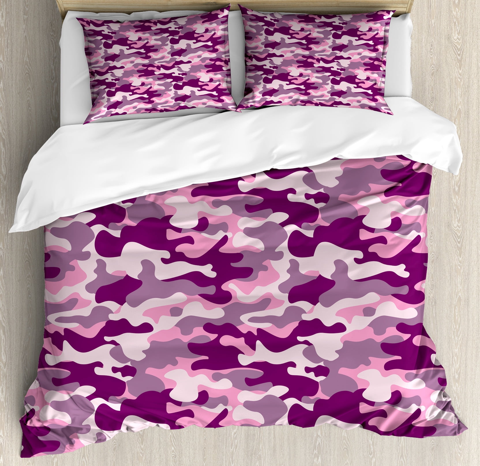 Abstract Duvet Cover Set, Army Camouflage Patterns Commando Uniforms ...