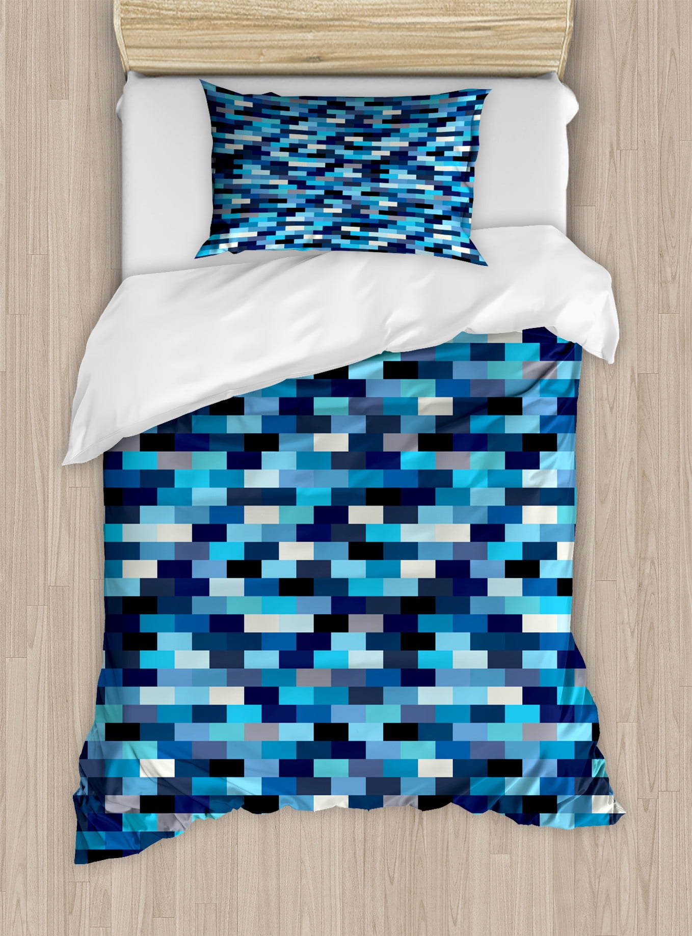 Abstract Duvet Cover Set, Modern Contemporary Geometric Design with ...