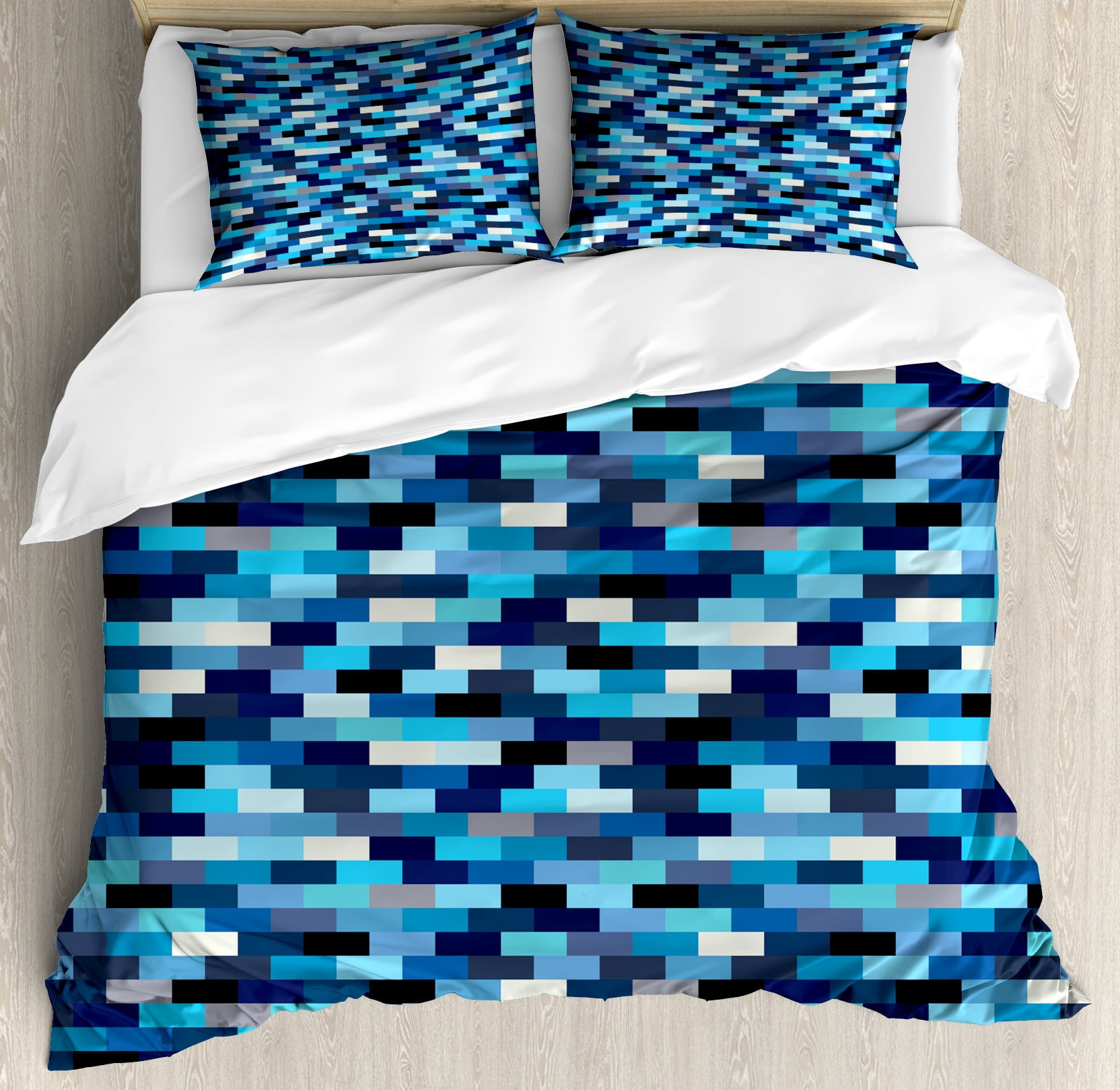 Abstract Duvet Cover Set, Modern Contemporary Geometric Design with ...