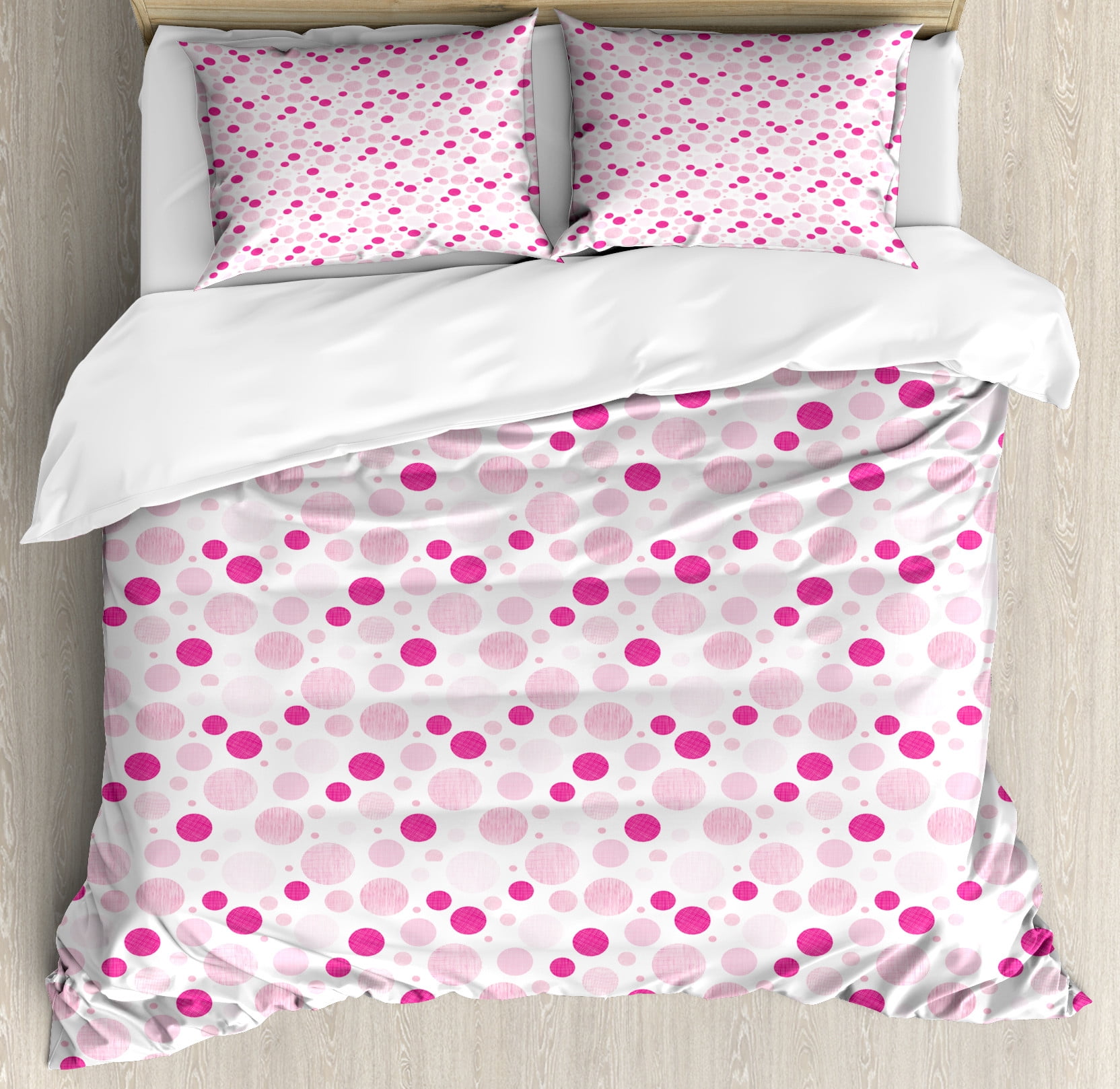 Abstract Duvet Cover Set, Pastel Circles Geometric Round Ovals with ...