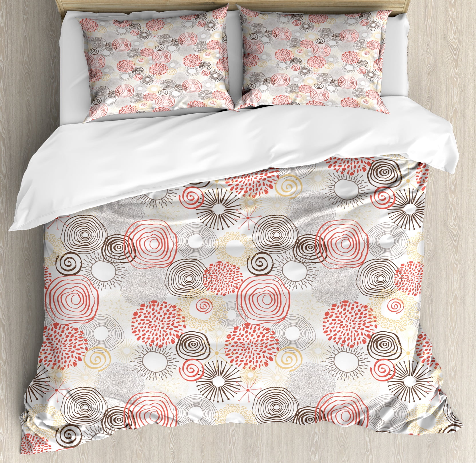 Abstract Duvet Cover Set, Scribble Style Motifs and Random Line Doodle ...