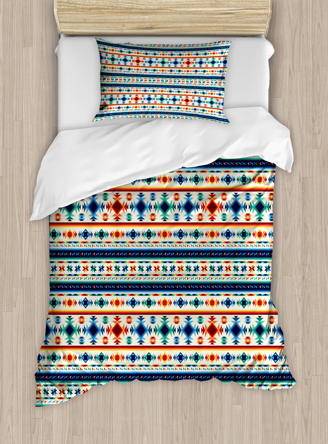 Abstract Duvet Cover Set, Tribal Abstract Seamless Aztec Geometrical ...