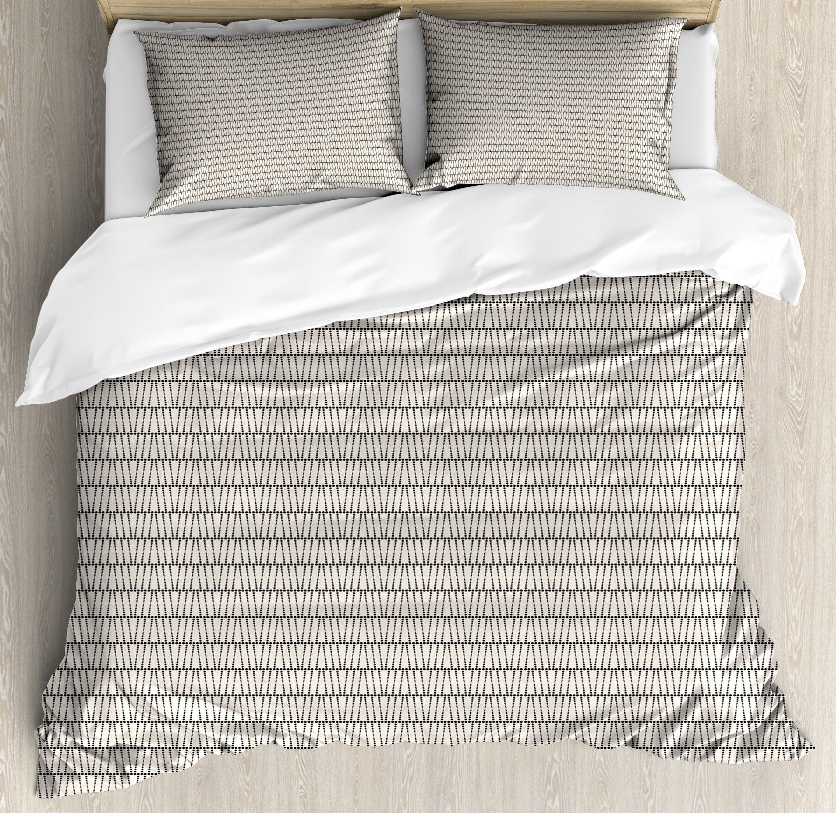 Abstract Duvet Cover Set, Vertical and Horizontal Stripes Composed of ...