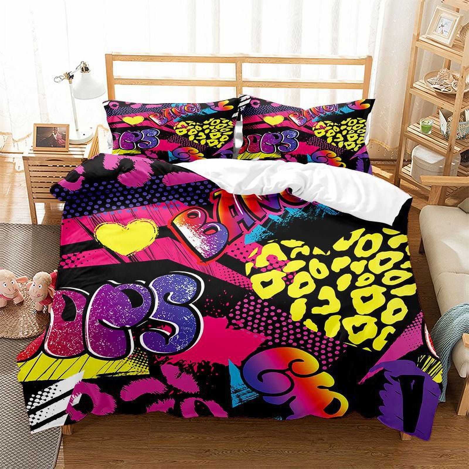 Abstract Duvet cover, Geometrical Style of a Simplicity Themed Graffiti ...