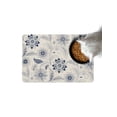 Abstract Ethnic Flower Doormat Non Slip Diatomaceous Earth Door Mat ...