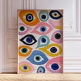 Abstract Evil Eye Wall Art Print, Trendy Evil Eye Poster, Greek Evil ...