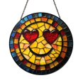 Abstract Expression Glass Style Window Art - Walmart.com