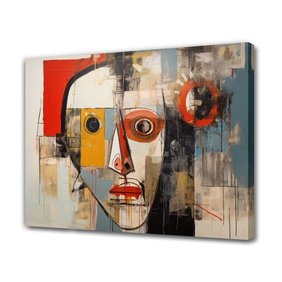 Abstract Expressionism Decorative Painting Framed Gallery Canvas Poster ...