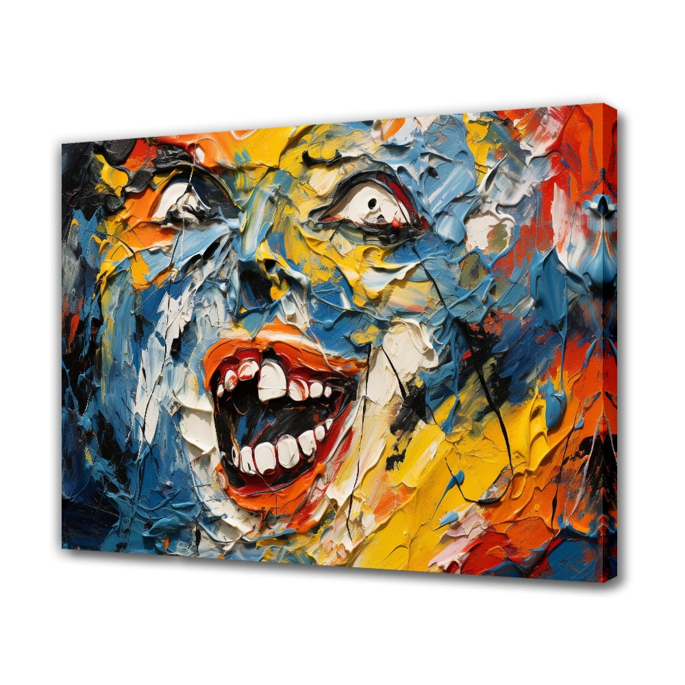 Abstract Expressionism Decorative Painting Framed Gallery Canvas Poster Bedroom Decor Sports ...