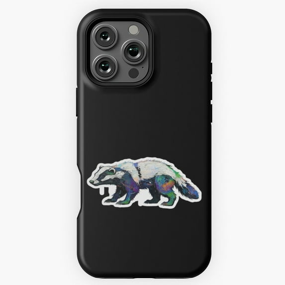 Abstract Expressionist Honey Badger Brushstroke Art Phone Case ...