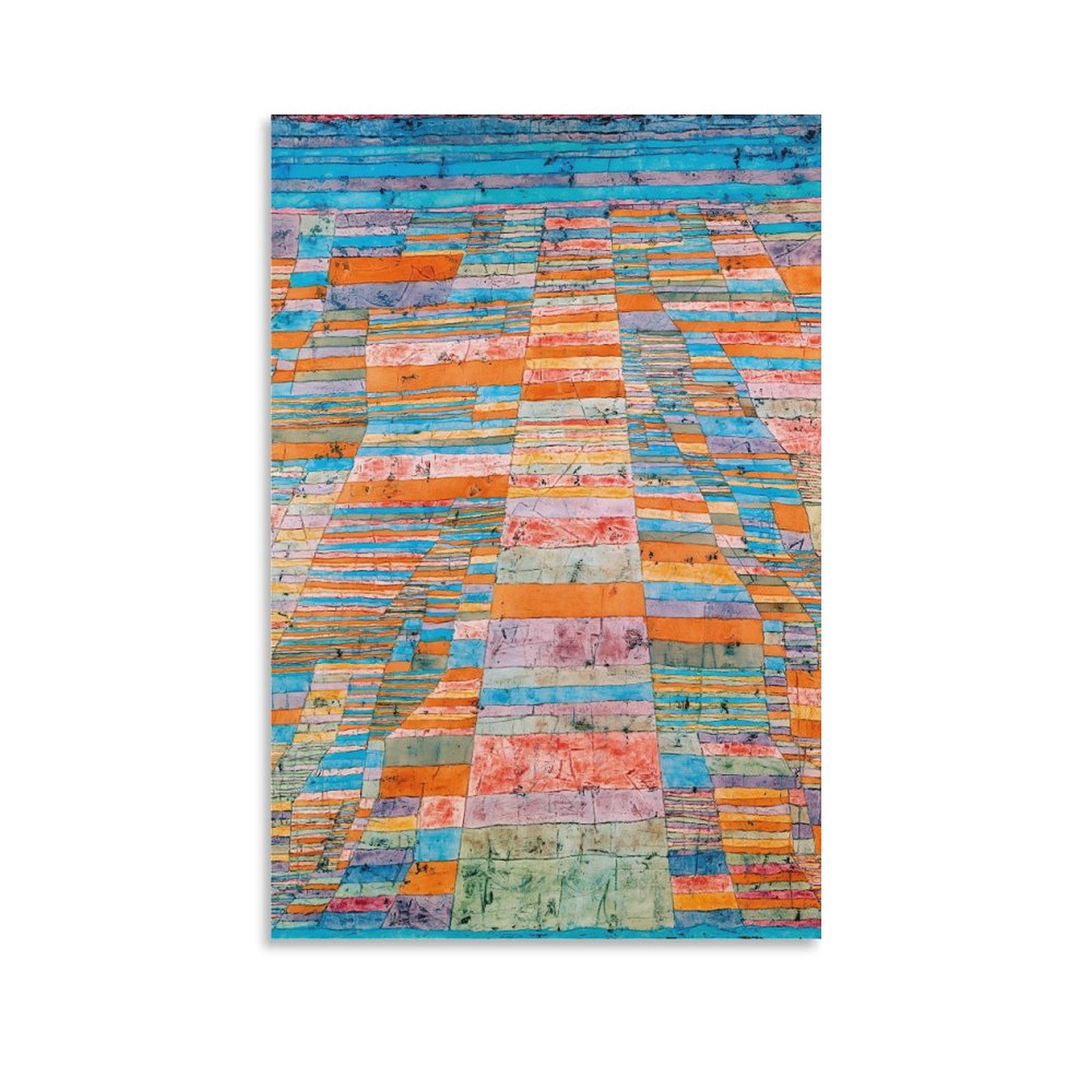 Abstract Expressionist Painters Paul Klee Main Paths And Trails Poster ...