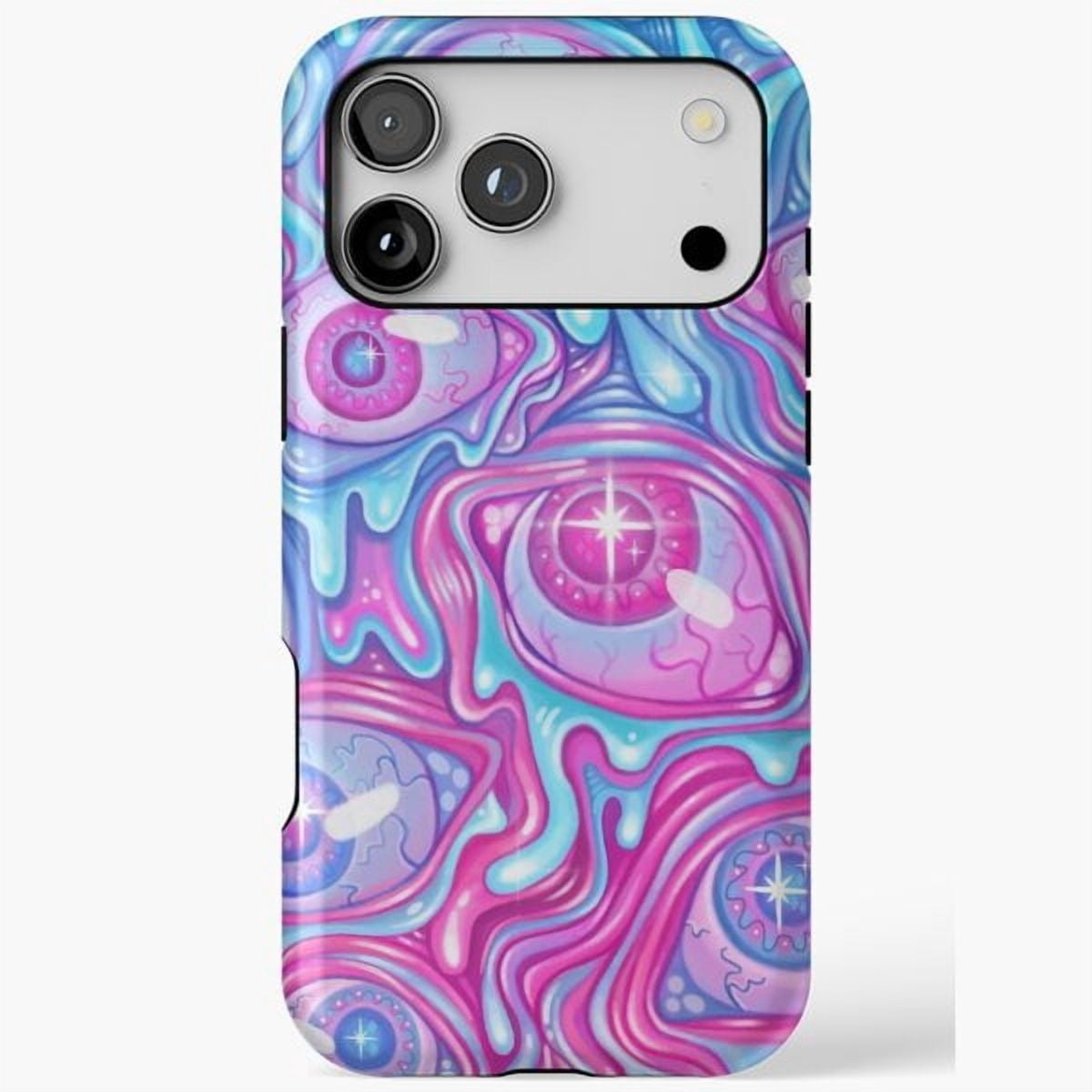 Abstract Eyeball Pattern Version 2 Themed Graphic Phone Case for iPhone ...