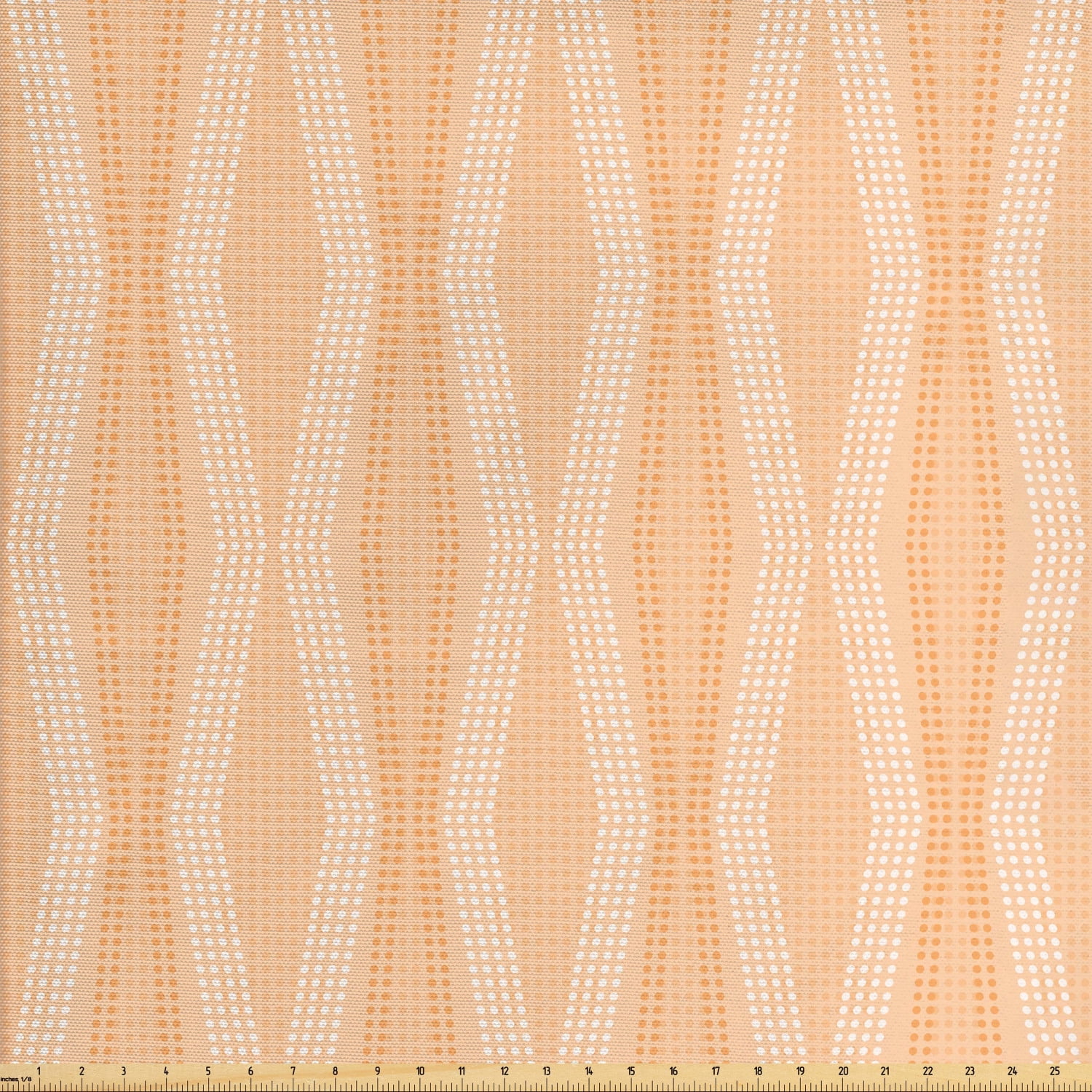 Ambesonne Abstract Fabric by the Yard Upholstery, Broken Line Dot ...