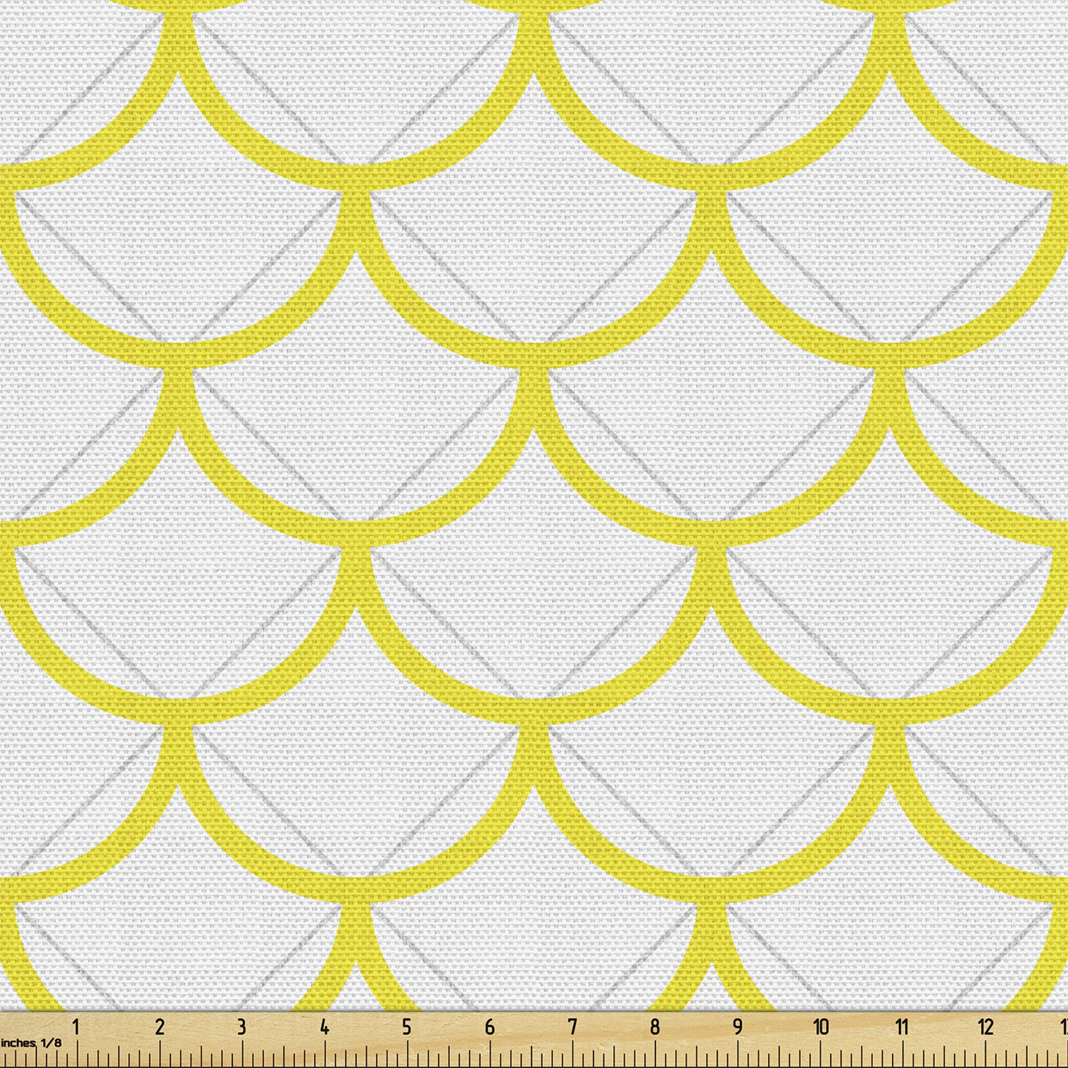 Abstract Fabric by the Yard, Continuous Skin of Fish in Vivid Tone ...