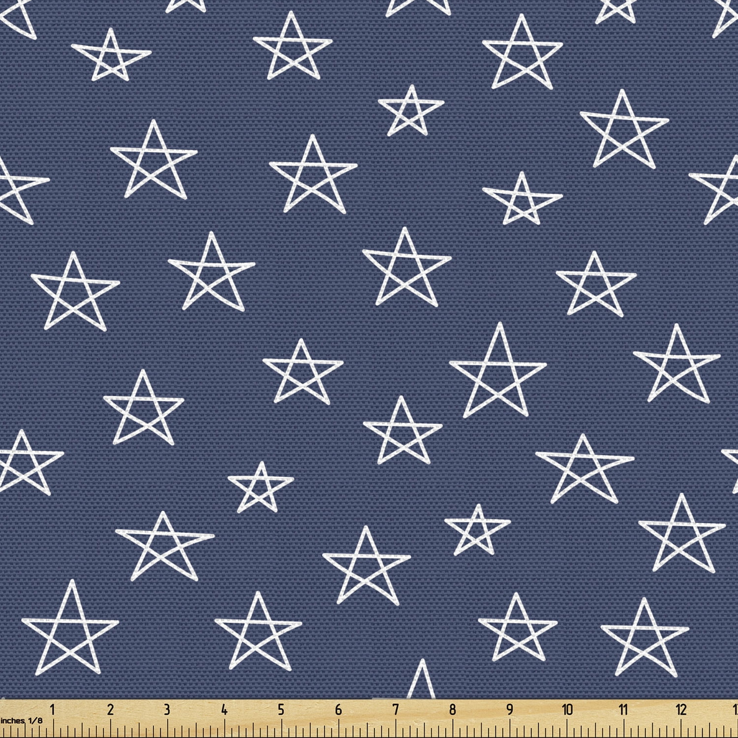 Abstract Fabric by the Yard, Repeating Illustration of Hand Drawn Like ...