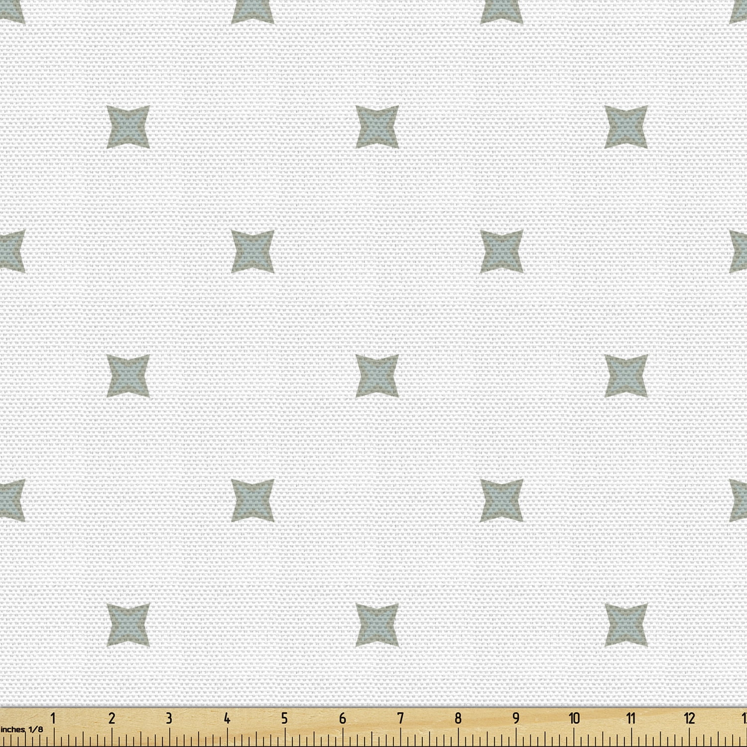 Ambesonne Abstract Fabric by the Yard Upholstery, Star Like Forms ...