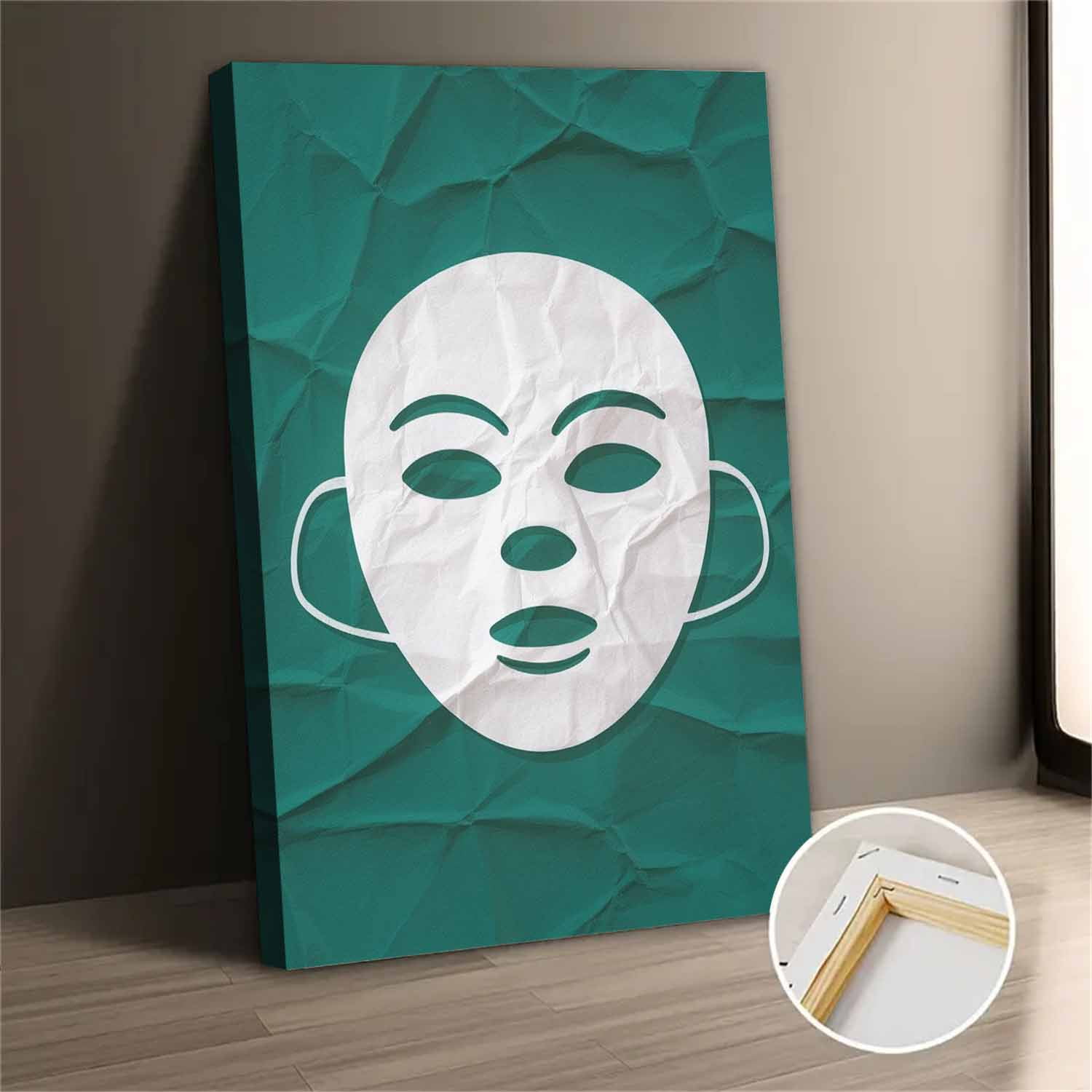 Abstract Face Canvas Wall Art Print For Bedroom Living Room Decor ...