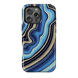 Abstract Faux Stone Texture Art iPhone Case 17 16 15 14 13 12 11 Pro ...