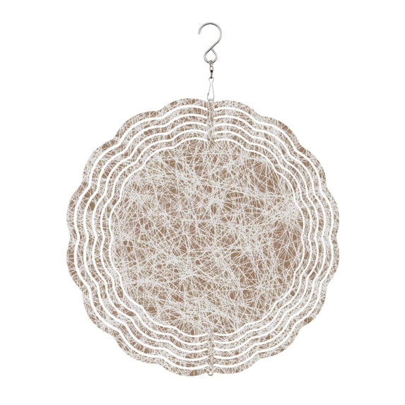 Abstract Fiber Line Wind Spinner for Garden Yard 10In, Spring Vibrant ...