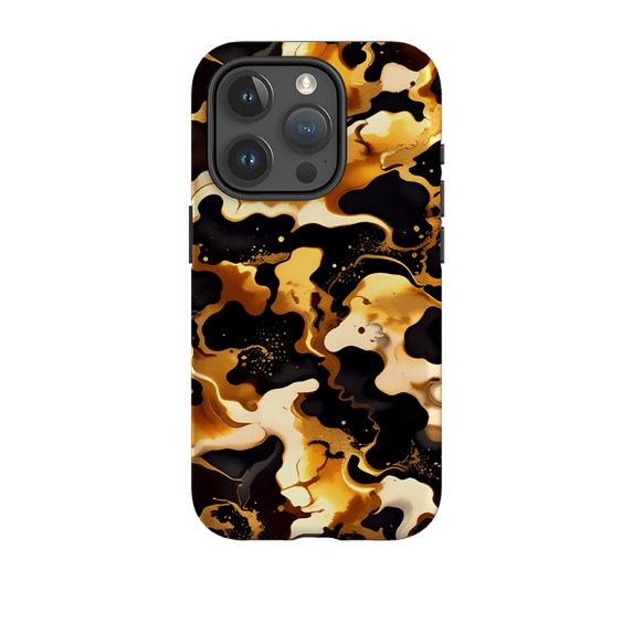 Abstract Fire Marble Texture Phone Case for iPhone 11 12 13 14 15 16 ...