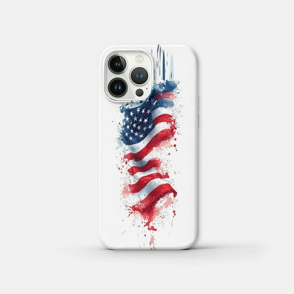 Abstract Flag Phone Case Modern USA Pattern for iPhone 17 11 12 13 14 ...