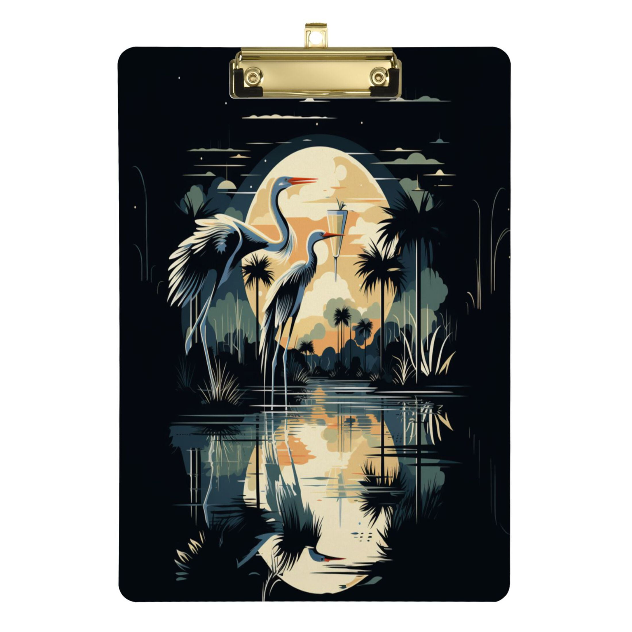 Abstract Flamingo Acrylic Clipboards A4 Standard Letter Size Clipboard ...