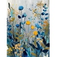 Abstract Floral Canvas Wall Art, Modern Flower Decor for Living Room ...