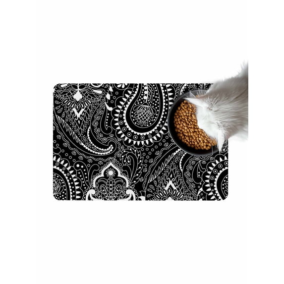 Abstract Floral Doormat Non Slip Diatomaceous Earth Door Mat Absorbent ...