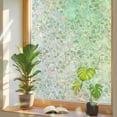 Abstract Floral Geometric Lines Flower Window Privacy Film, Rainbow ...