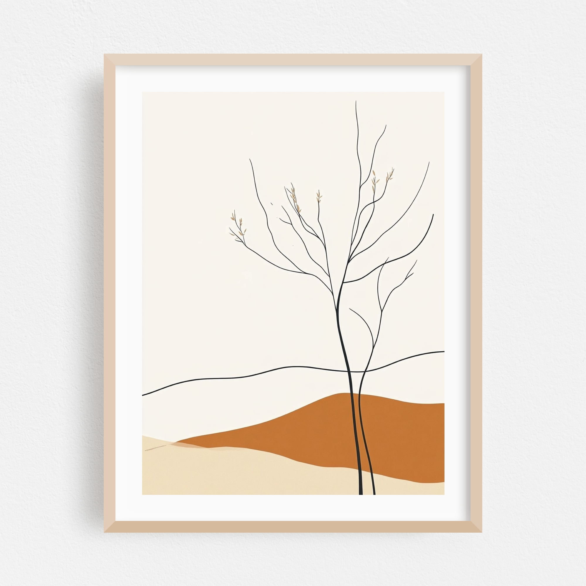 Abstract Floral Line Drawing - Line Drawing Minimalist Line Art ...