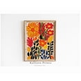 Abstract Floral Poster Bold Colorful Flower Painting Modern Botanical ...