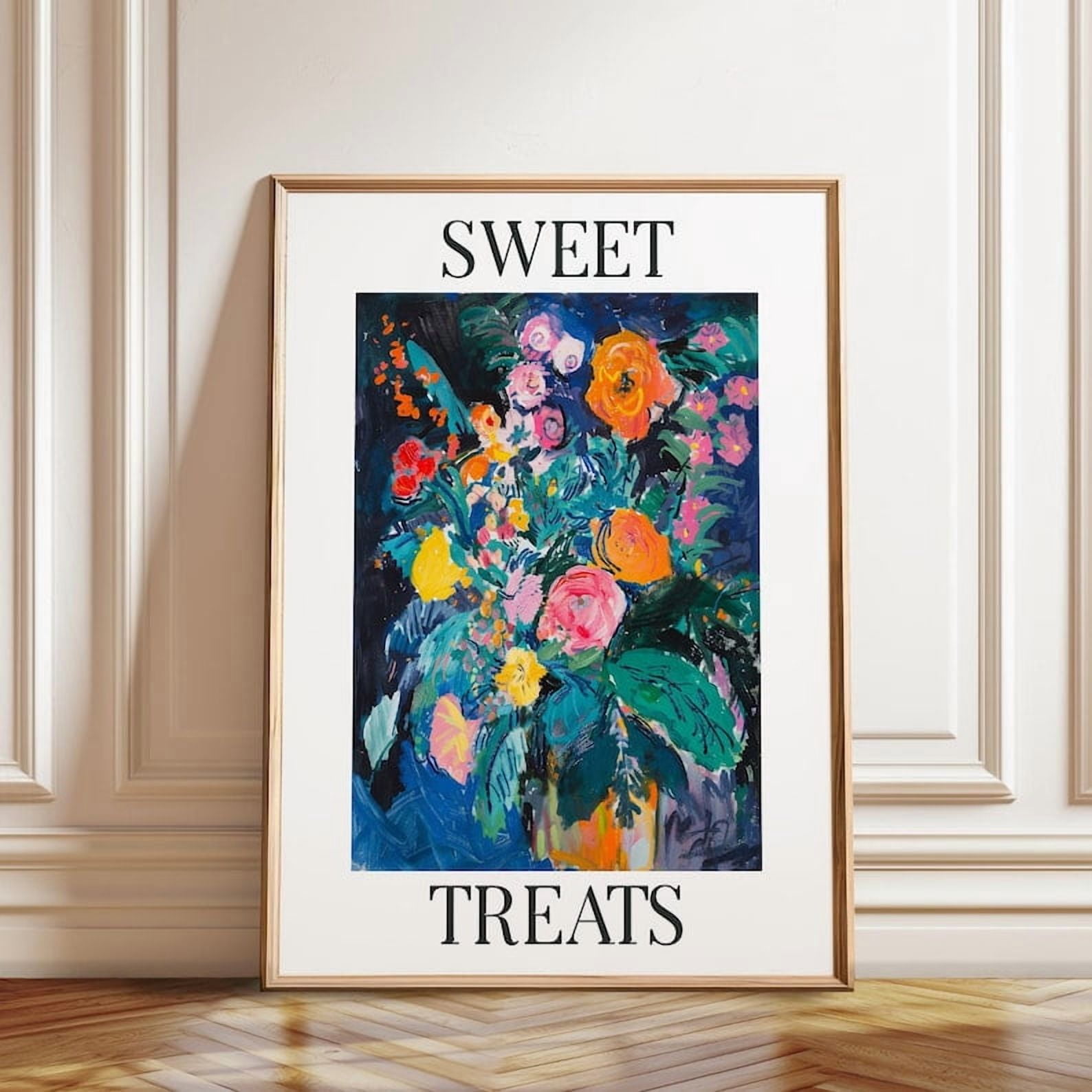 Abstract Floral Print - Sweet Treats Exquisite Floral Matisse-Inspired ...