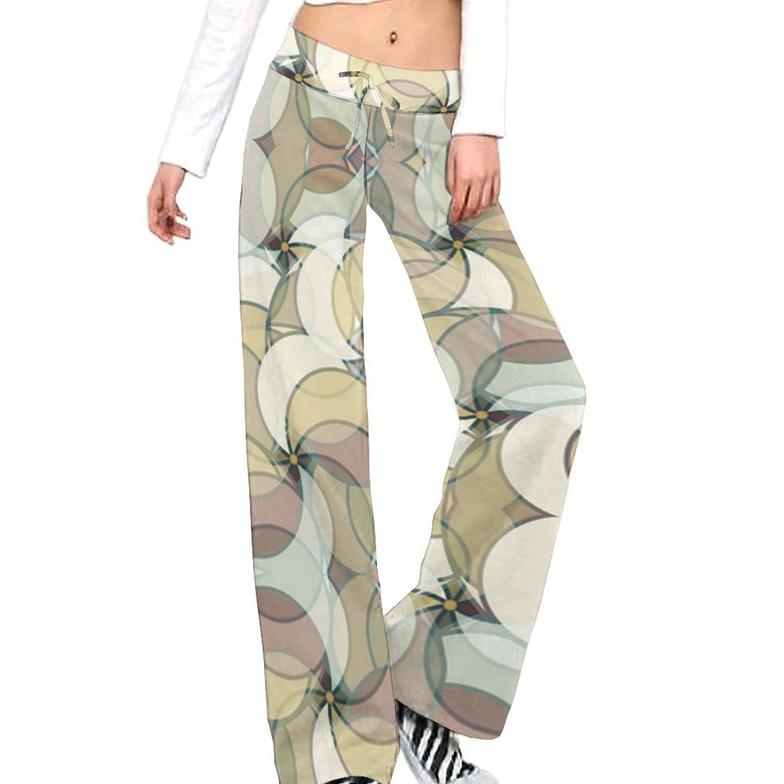 Abstract Floral Seamless Pattern Design for Women Casual Lightweight ...