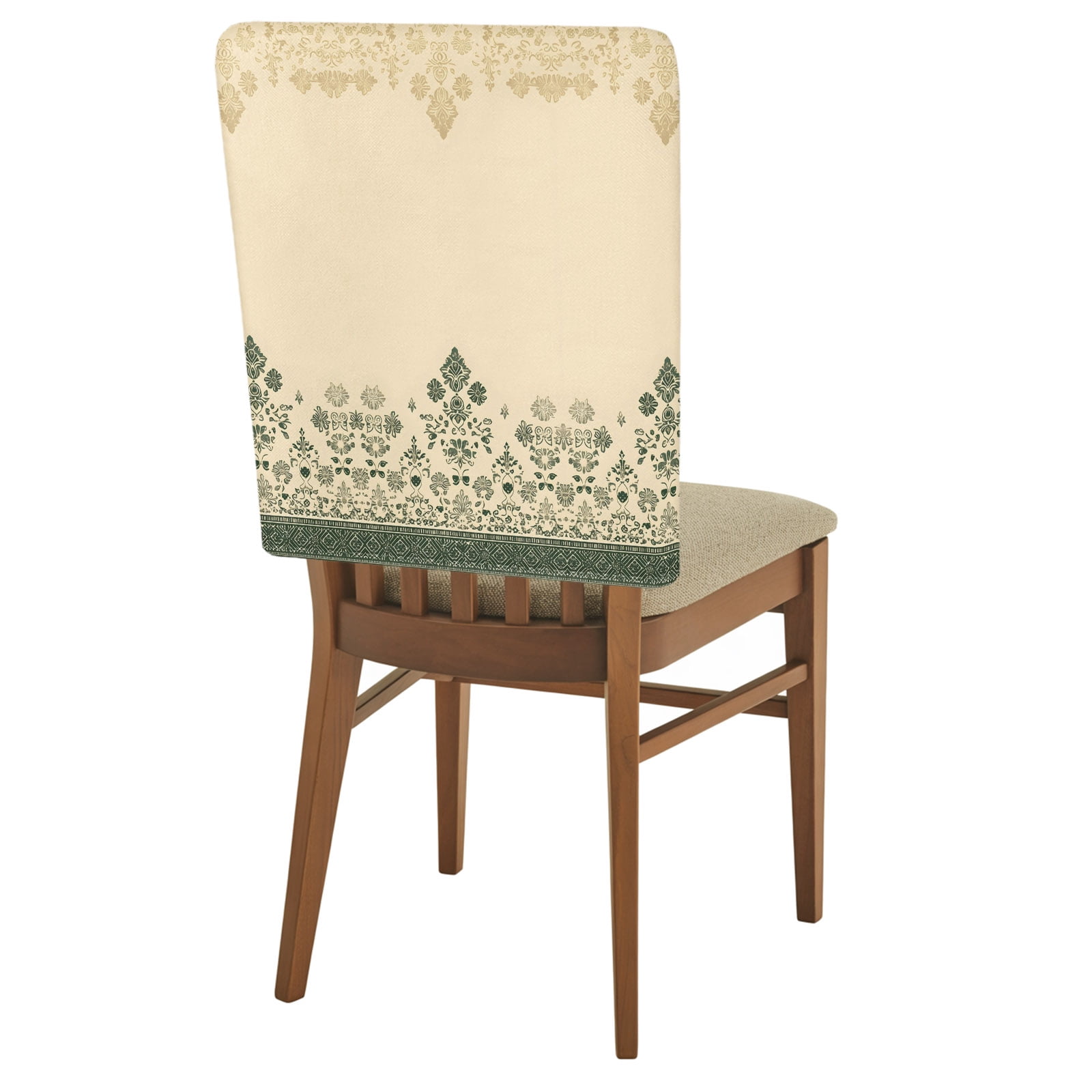 Abstract Floral Stem Chair Back Covers Set of 1 Vintage Traditional ...