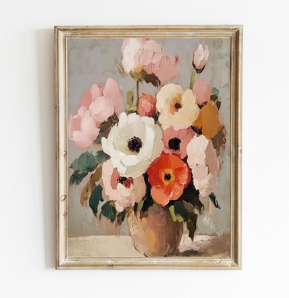 Abstract Floral Still Life Antique Art Bedroom Wall Decor Poster Print ...
