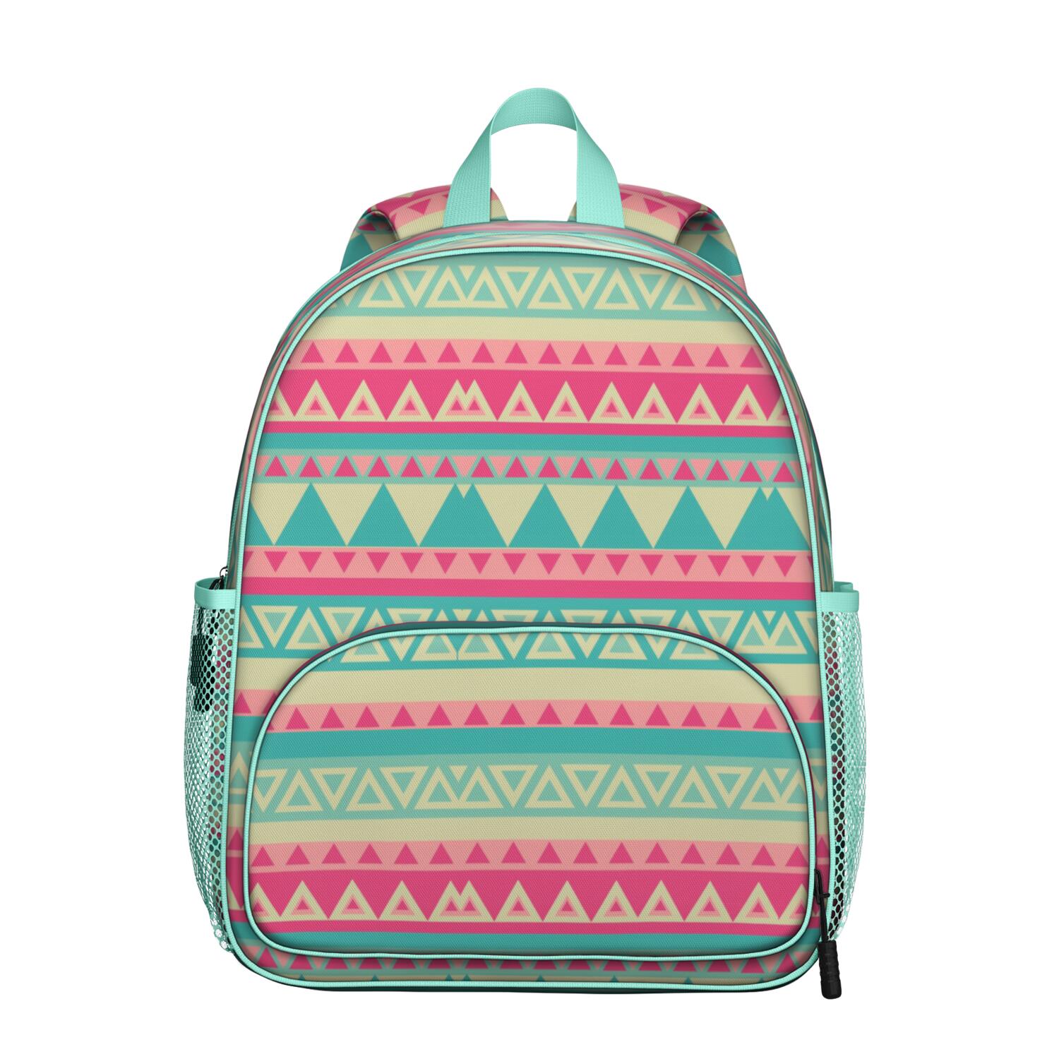 Abstract Floral Student Backpack – Bohemian Chic Lightweight Daypack ...