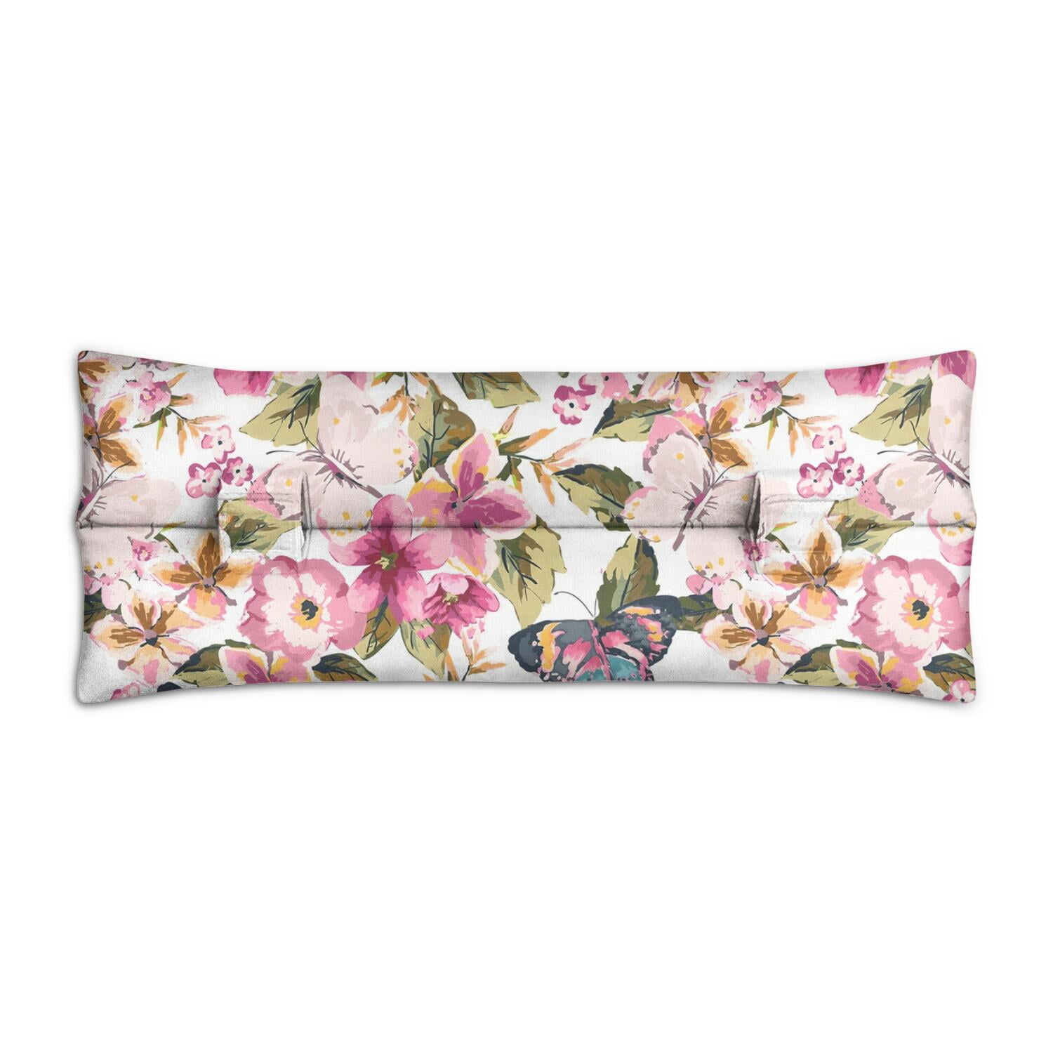 Abstract Floral Watercolor Pillow - Shock-Absorbing Seatbelt Cushion ...