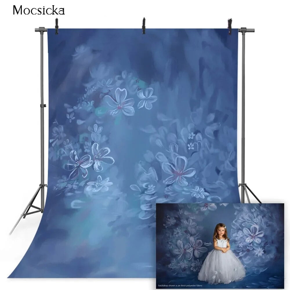 Abstract Flower Background Photography Baby Shower Girls Newborn Spring ...