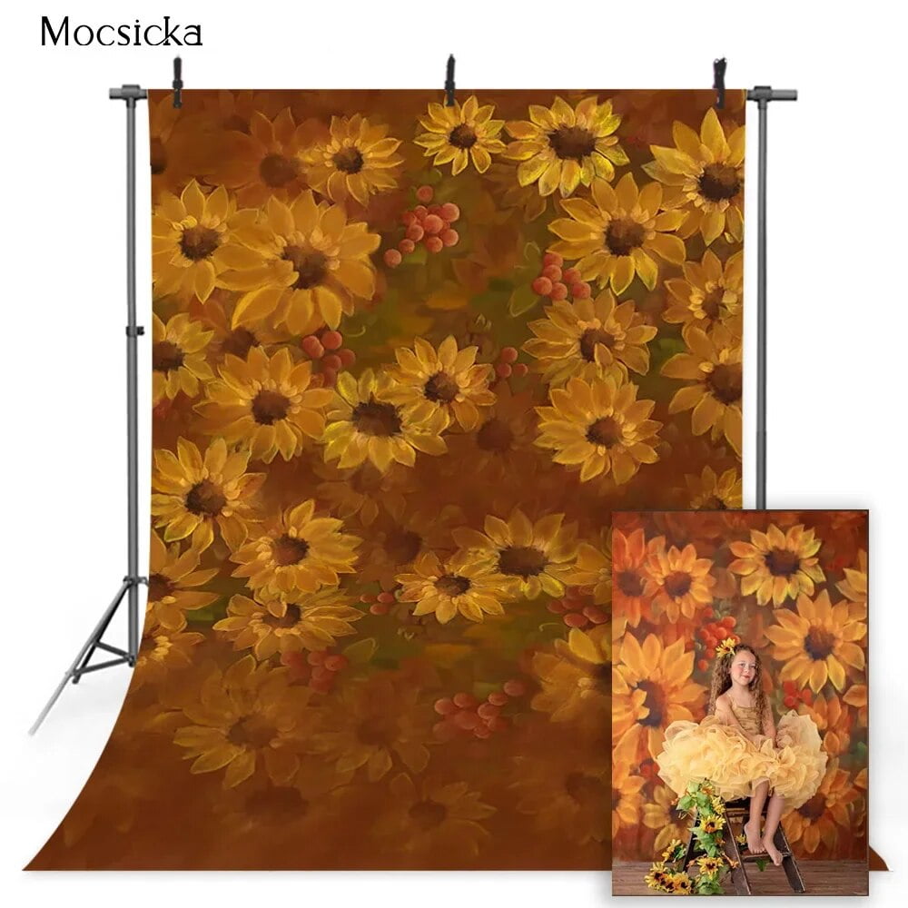 Abstract Flower Background Photography Baby Shower Girls Newborn Spring ...