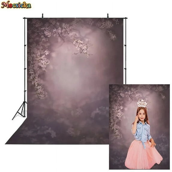 Abstract Flower Background Photography Baby Shower Girls Newborn Spring ...