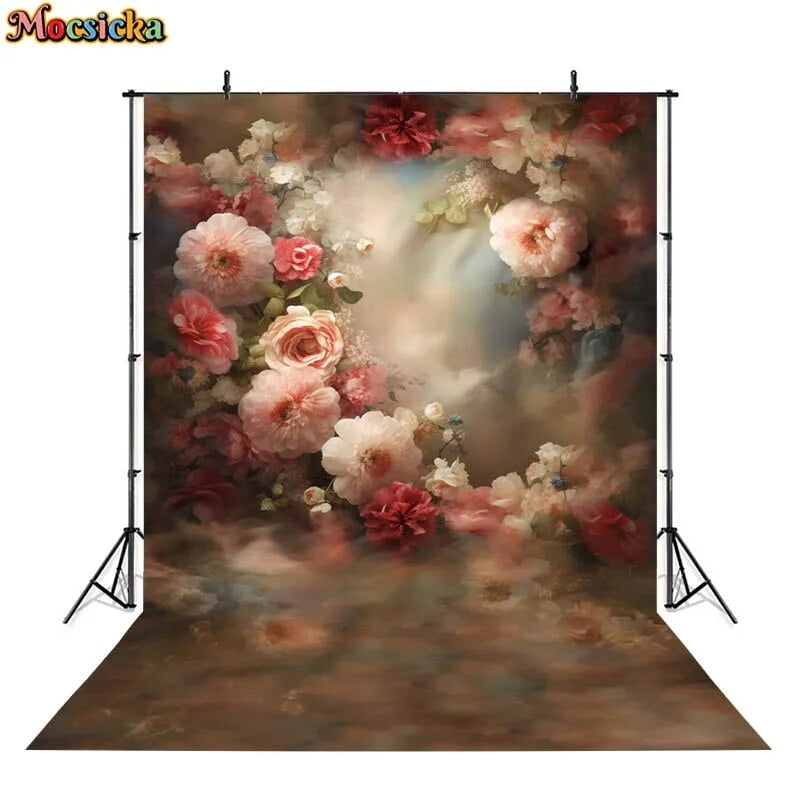 Abstract Flower Background Photography Props Bride Photo Studio Kits ...