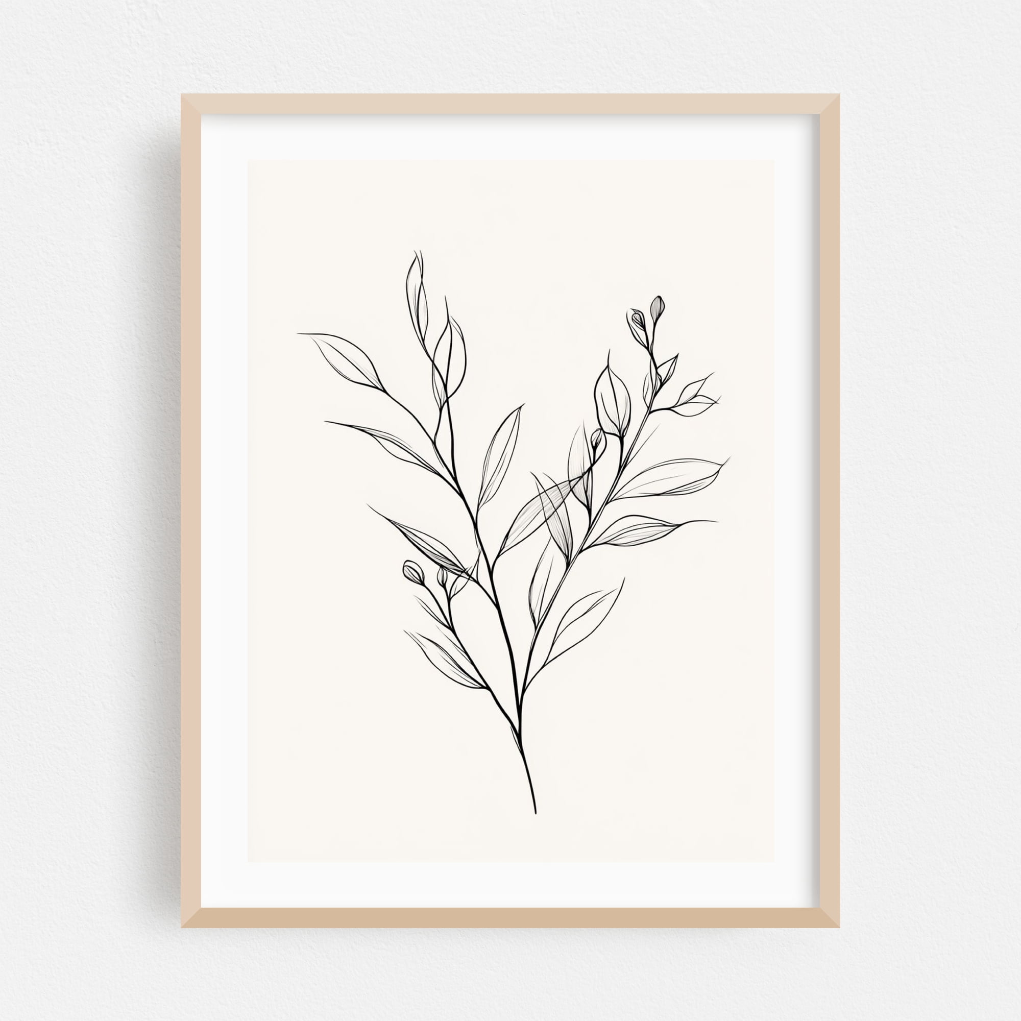Abstract Flower Line Drawing - Line Drawing Line Art Botanical ...
