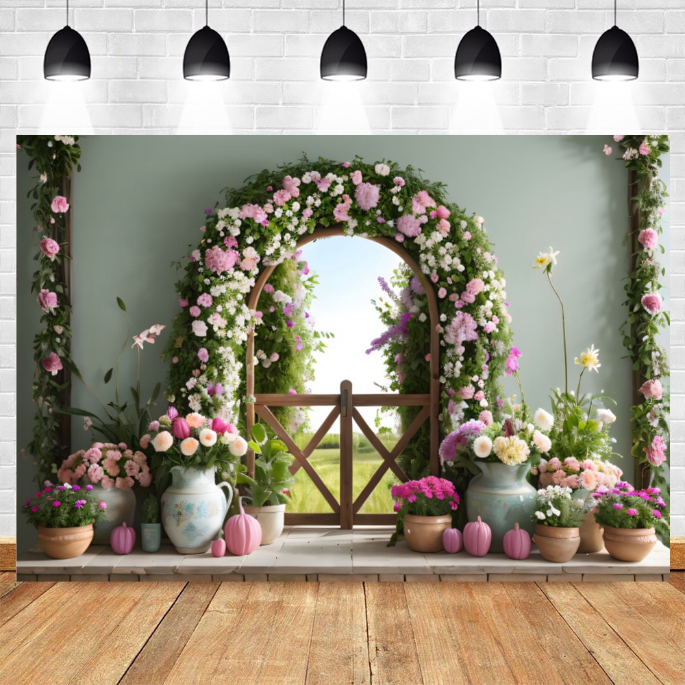 Abstract Flower Photography Backdrop Spring Scenery Newborn Baby ...