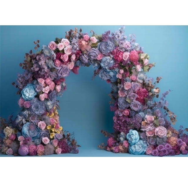 Abstract Flower Photography Backdrop Spring Scery Newborn Baby Birthday ...