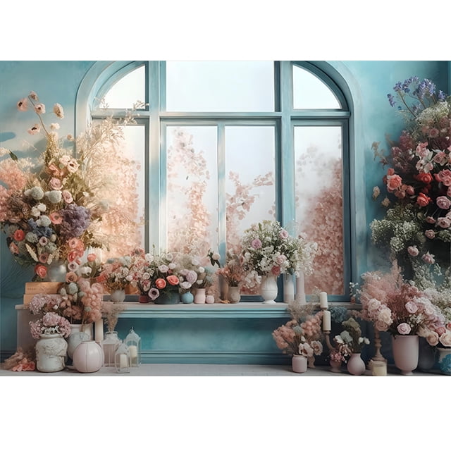 Abstract Flower Photography Backdrop Spring Scery Newborn Baby Birthday ...