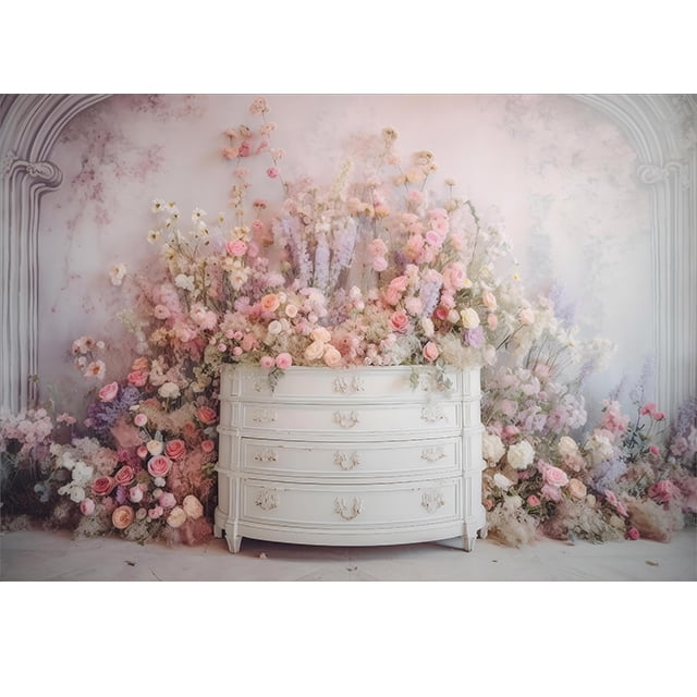 Abstract Flower Photography Backdrop Spring Scery Newborn Baby Birthday ...