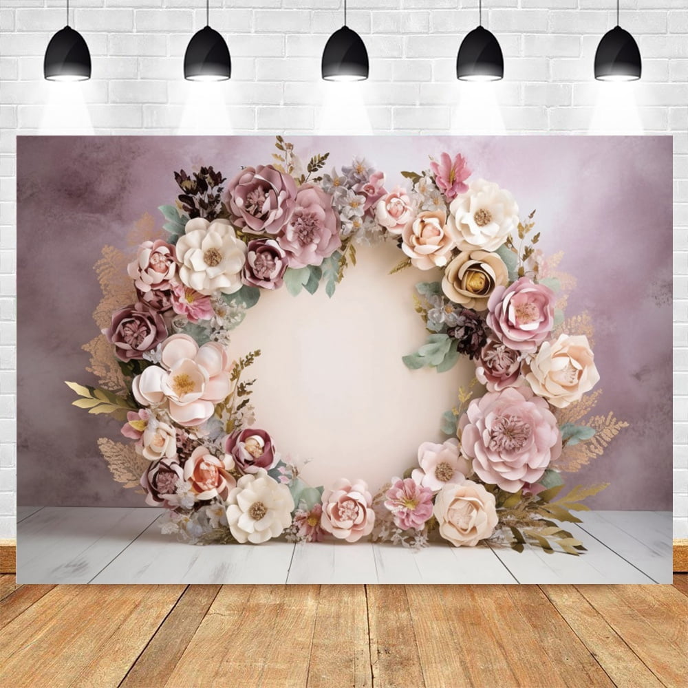 Abstract Flower Photography Backdrop Spring Scery Newborn Baby Shower ...